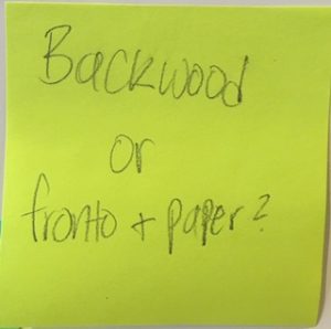 Backwood or fronto + paper? – The Answer Wall