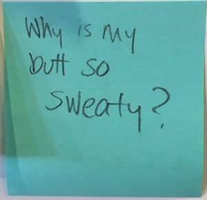 Why is my butt so sweaty? – The Answer Wall