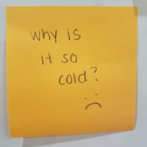 Why is it so cold? :( – The Answer Wall