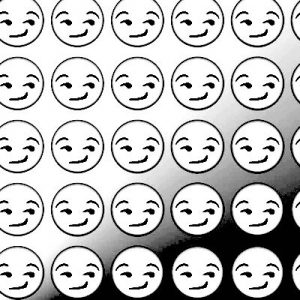 (Drawing of smiling face with squinting eyes) – The Answer Wall