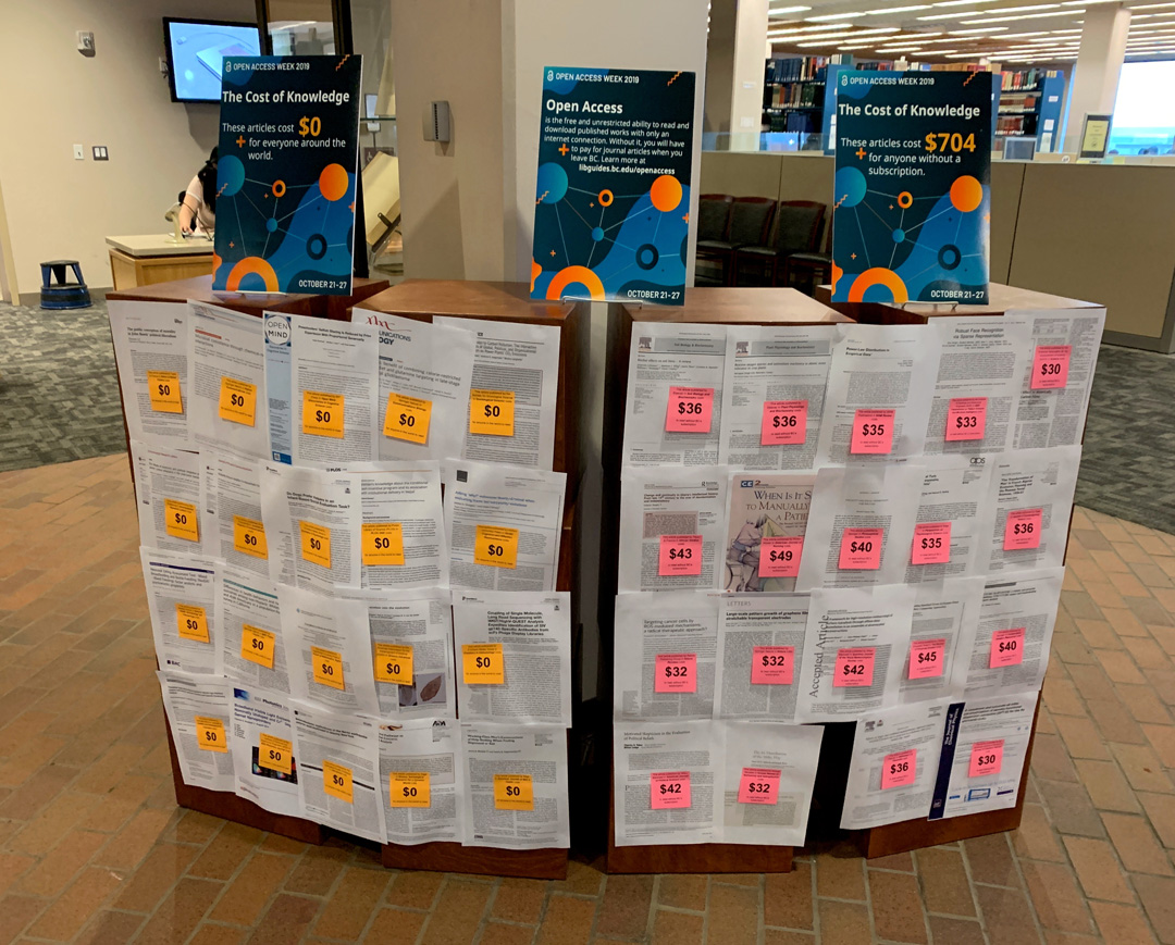 Happy Open Access Month! – Boston College Libraries News